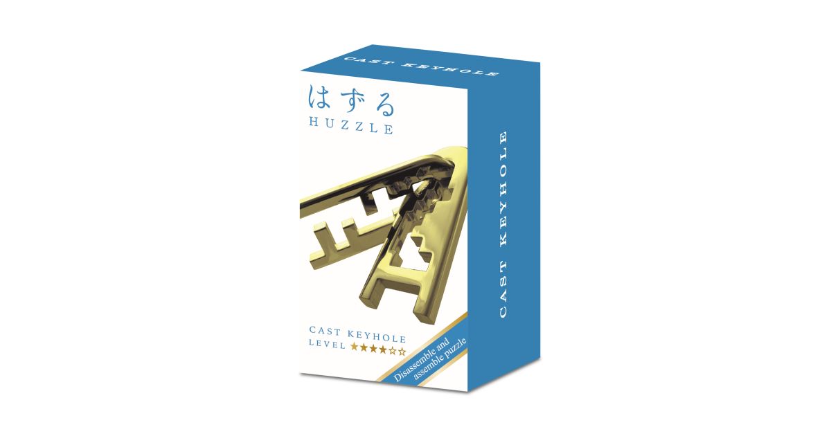 Mini Huzzle Cast - Keyhole gold | ALBI eshop