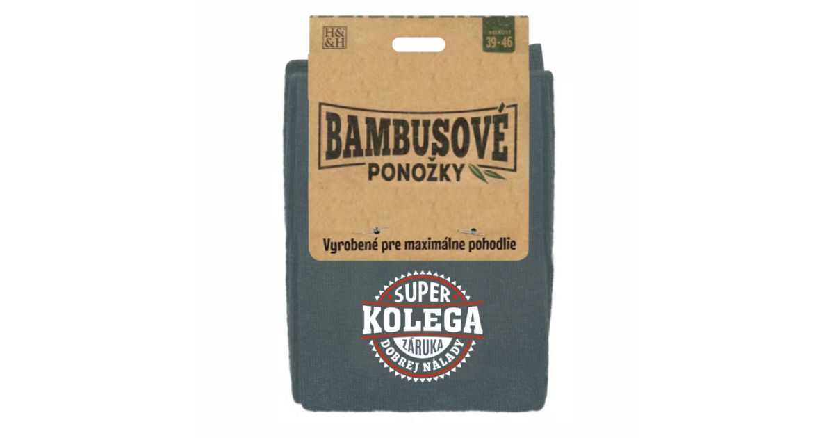 Bambusové ponožky - Super kolega | ALBI eshop