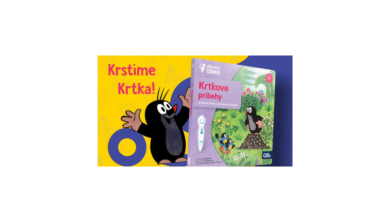 Krst knihy Kúzelné čítanie: Krtkove príbehy | ALBI eshop